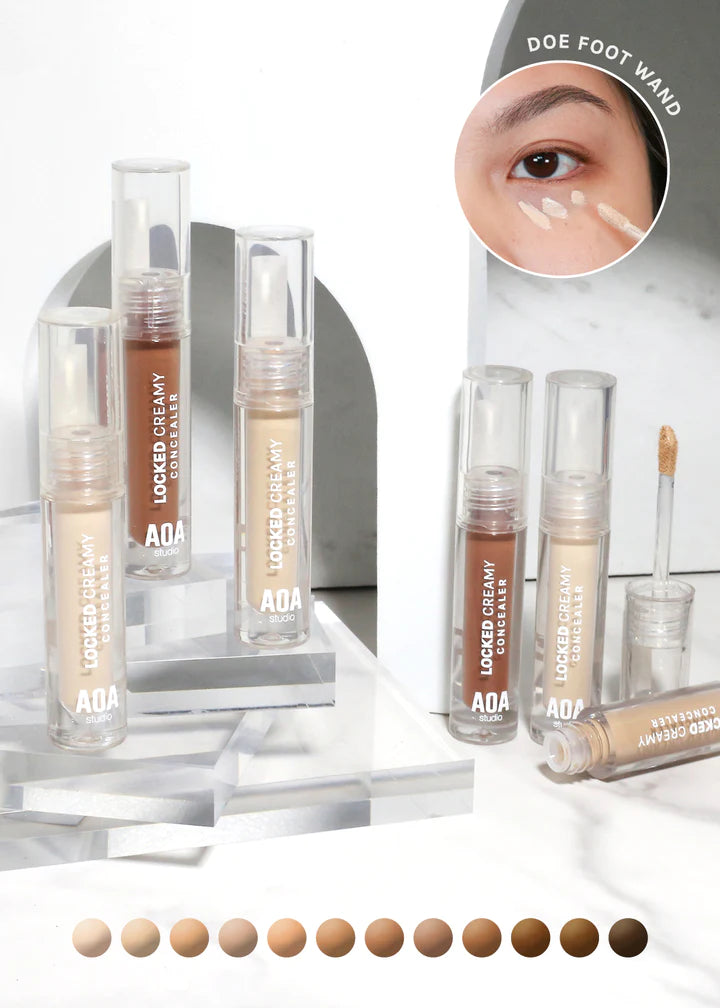 Corrector Liquido Cremoso Locked Aoa Studio – The Sister's Collection